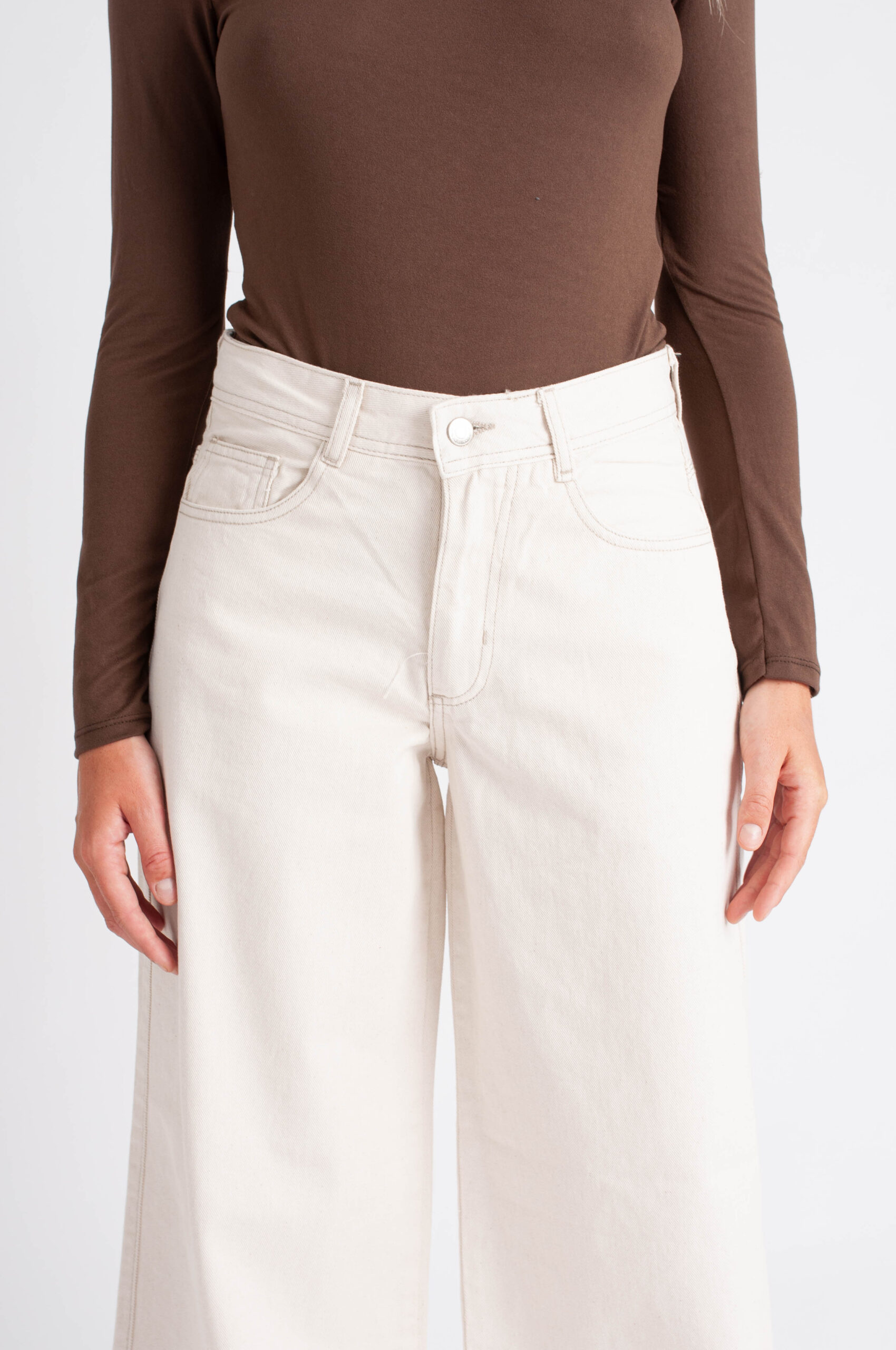 [11211] wideleg crudo cascarilla – ÉCOLE JEANS